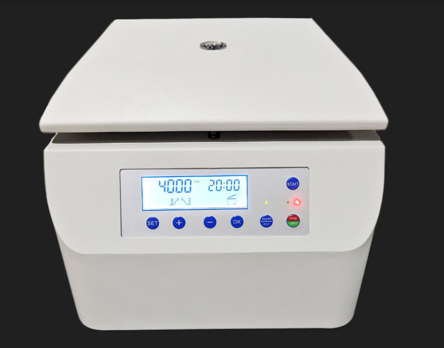 Low Speed Benchtop Laboratory Centrifuge 4000rpm With Fixed Angle Rotor 6x 50ml