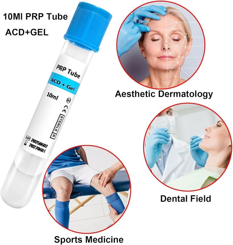 10ml PRP Tube with ACD Anticoagulant – Sterile Vacuum