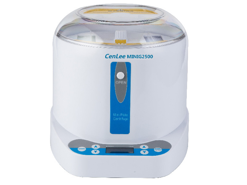 3000rpm 99sec/Min Microplate Centrifuge PCR Plate Spinner Mini LCD Display